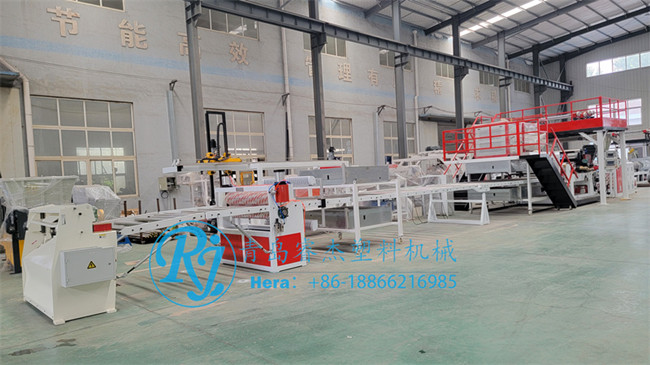 SPC Flooring Machine Loading for Asian Customers